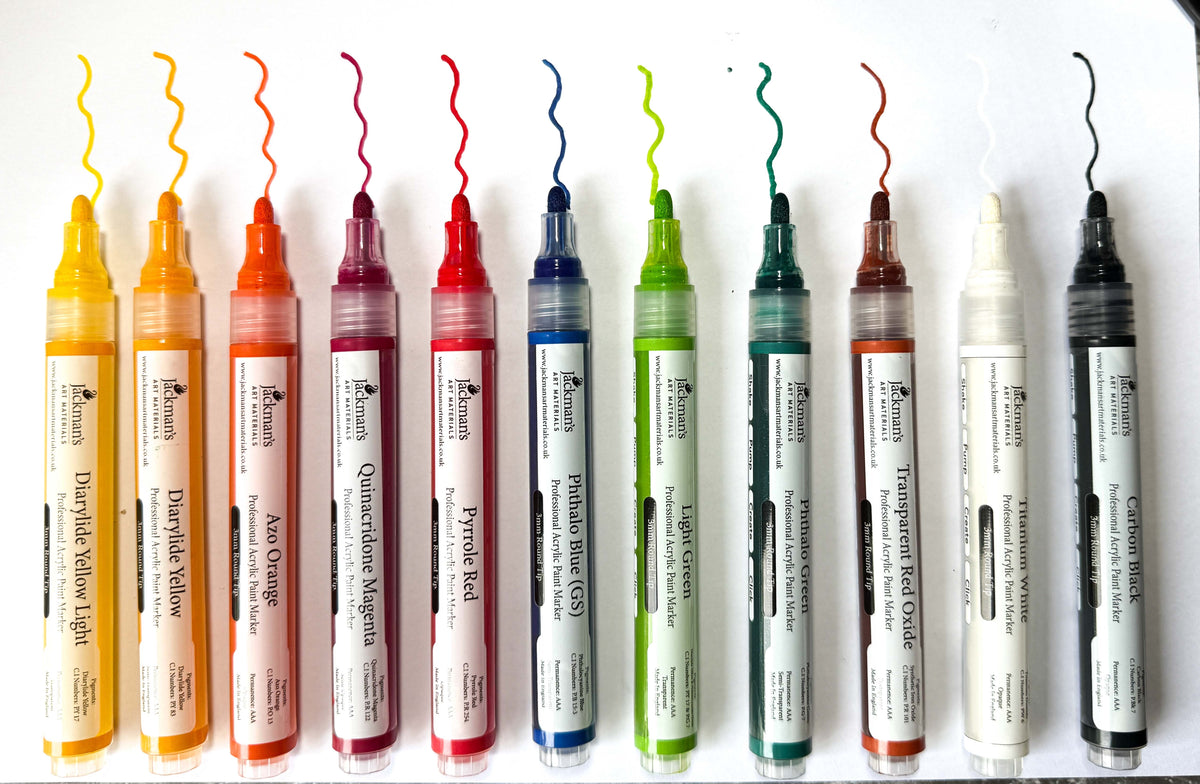 Acrylic Marker Pens | Jackman's Art Materials