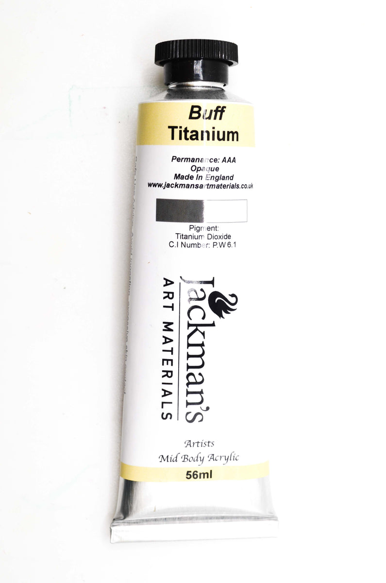 Buff Titanium Artist Acrylic | Jackman's Art Materials